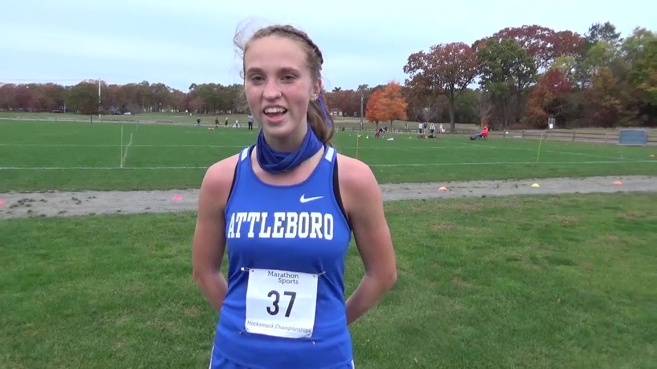 Attleboro's Kelly Neuendorf talks about win versus King Philip - YouTube