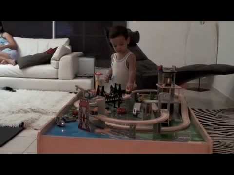 Kai Train Set 2nd Birthday present - YouTube