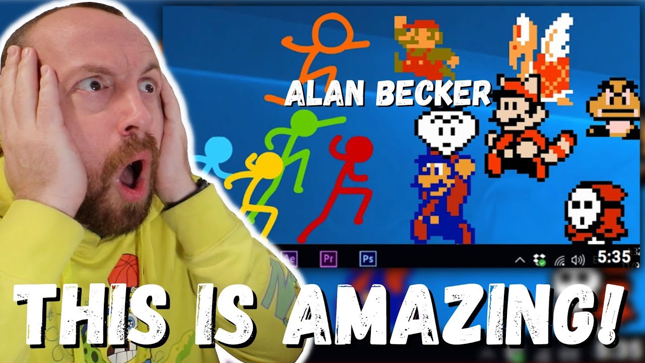 THIS IS AMAZING! Alan Becker Animation vs. Super Mario Bros (official ...