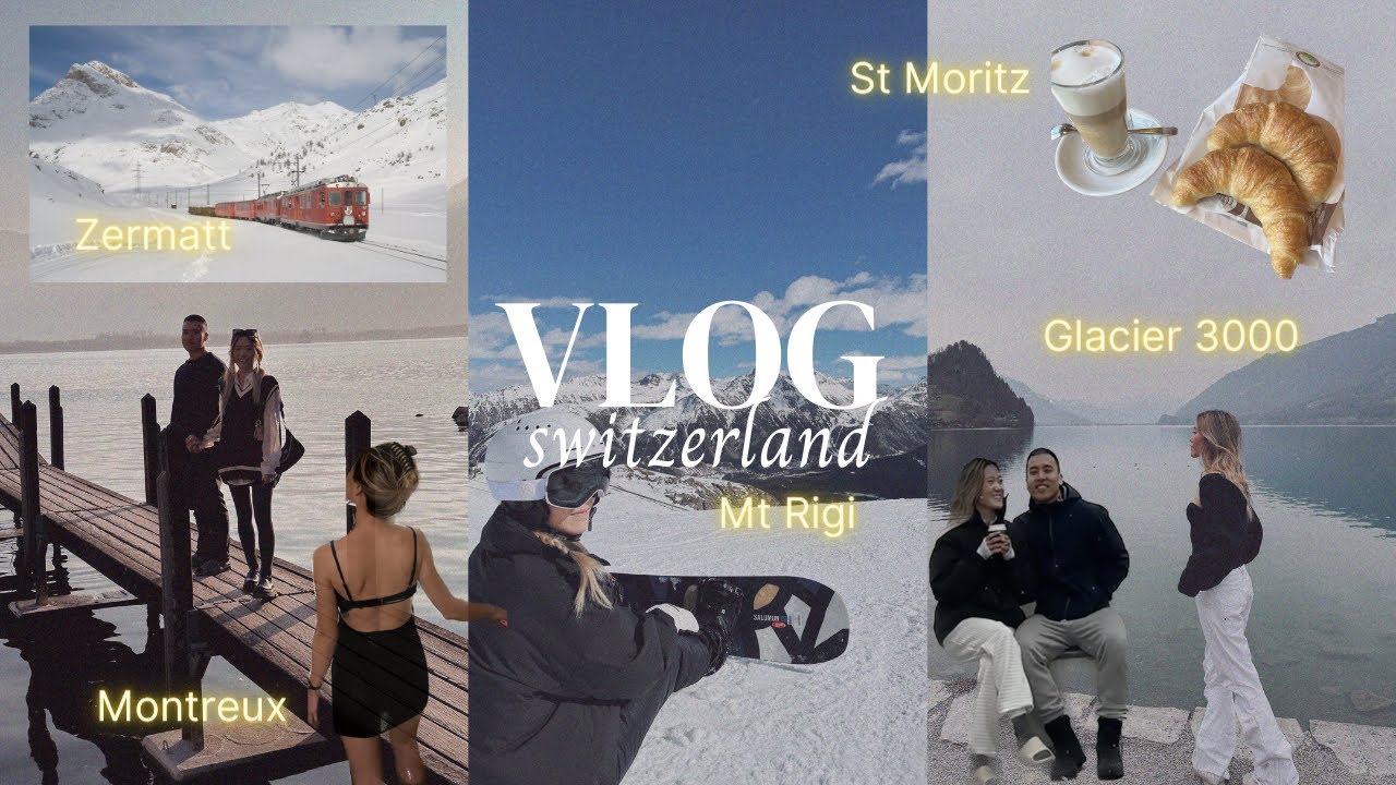 Switzerland Video Diary - St. Moritz, Zermatt, Lake Brienz, Lake Geneva, Mt. Rigi, Glacier 3000 ...