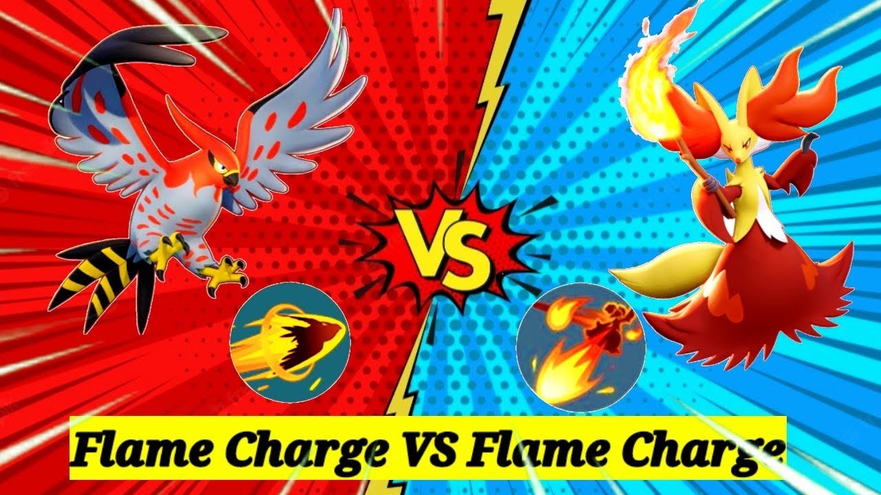 Talonflame Flame Charge V/s Delphox Flame Charge 🔥 || Pokémon Unite ...