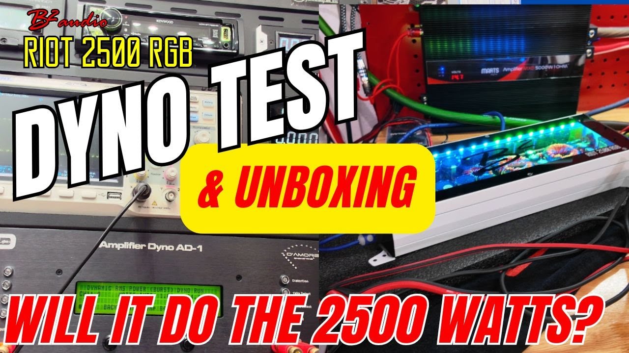 Will the B2 Audio RIOT 2500 RGB Amplifier do the power or not? Unboxing ...