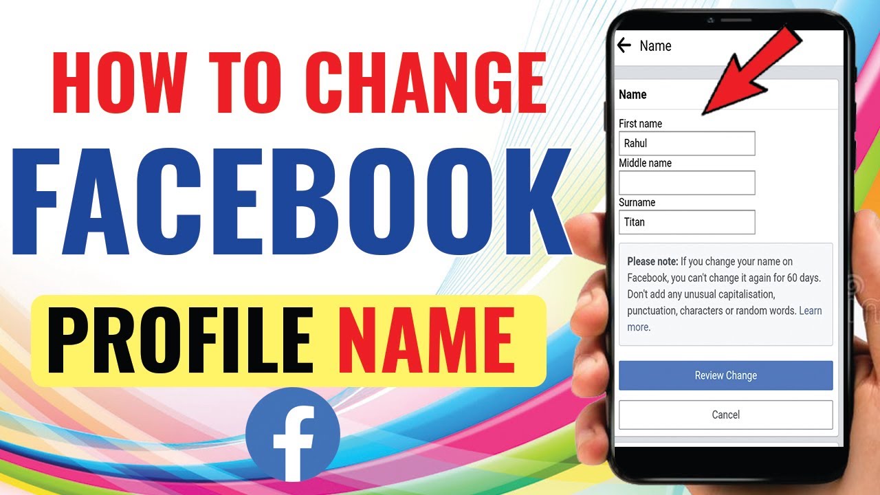 How to change Facebook Name I Change Facebook profile Name I Facebook ...