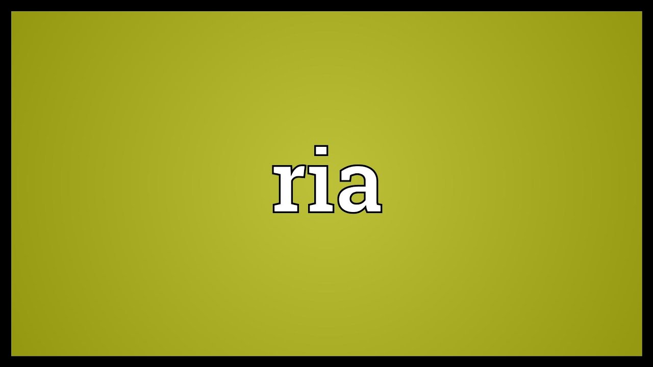 Ria Meaning YouTube ria-meaning-youtube