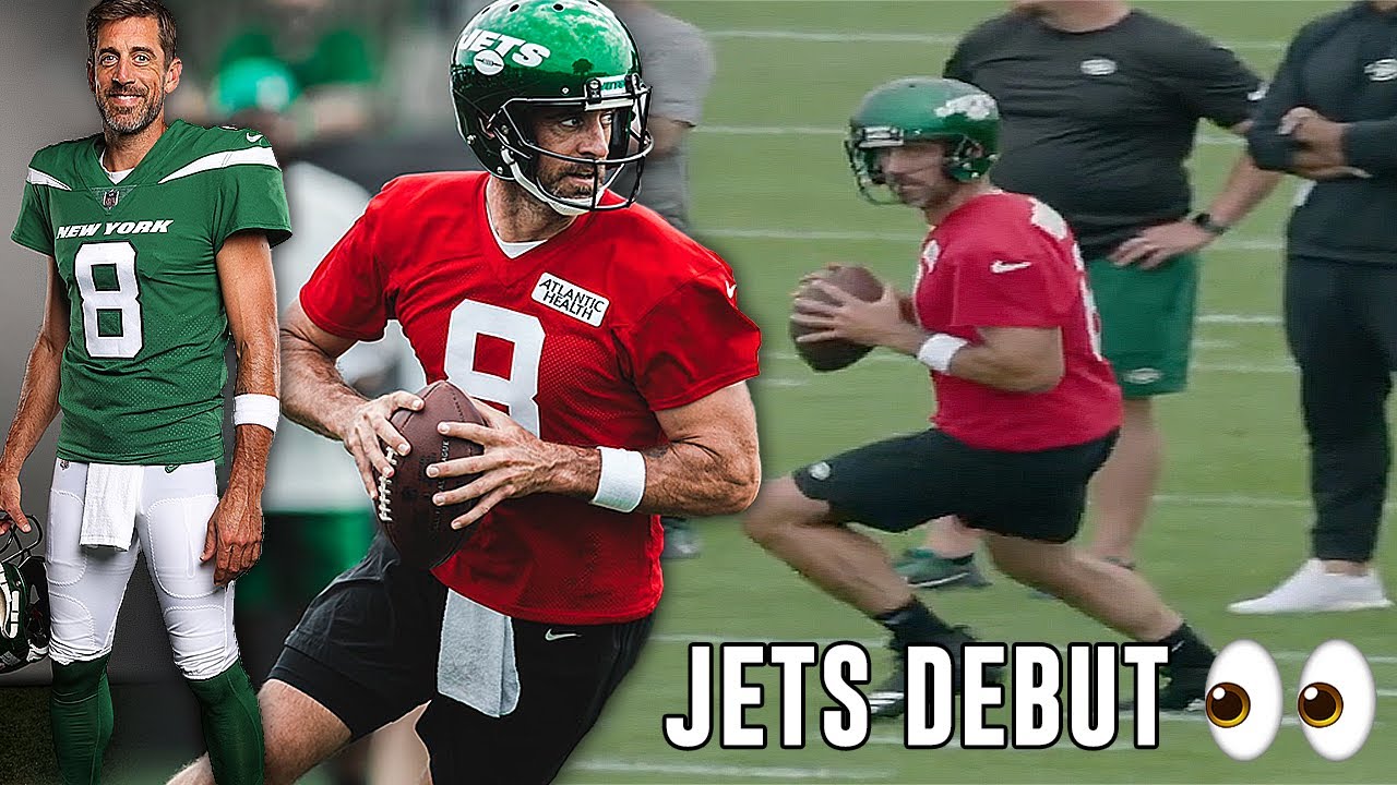 Aaron Rodgers LOOKS SHARP & POISED 🎯... New York Jets Training Camp ...