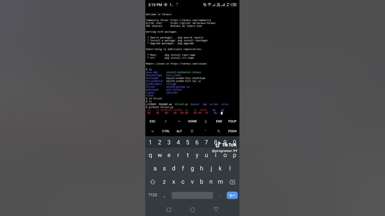 Linux Blackhathacker Ethicalhacking Hacking Androidhacking Kalilinux Parrot Termux Youtube