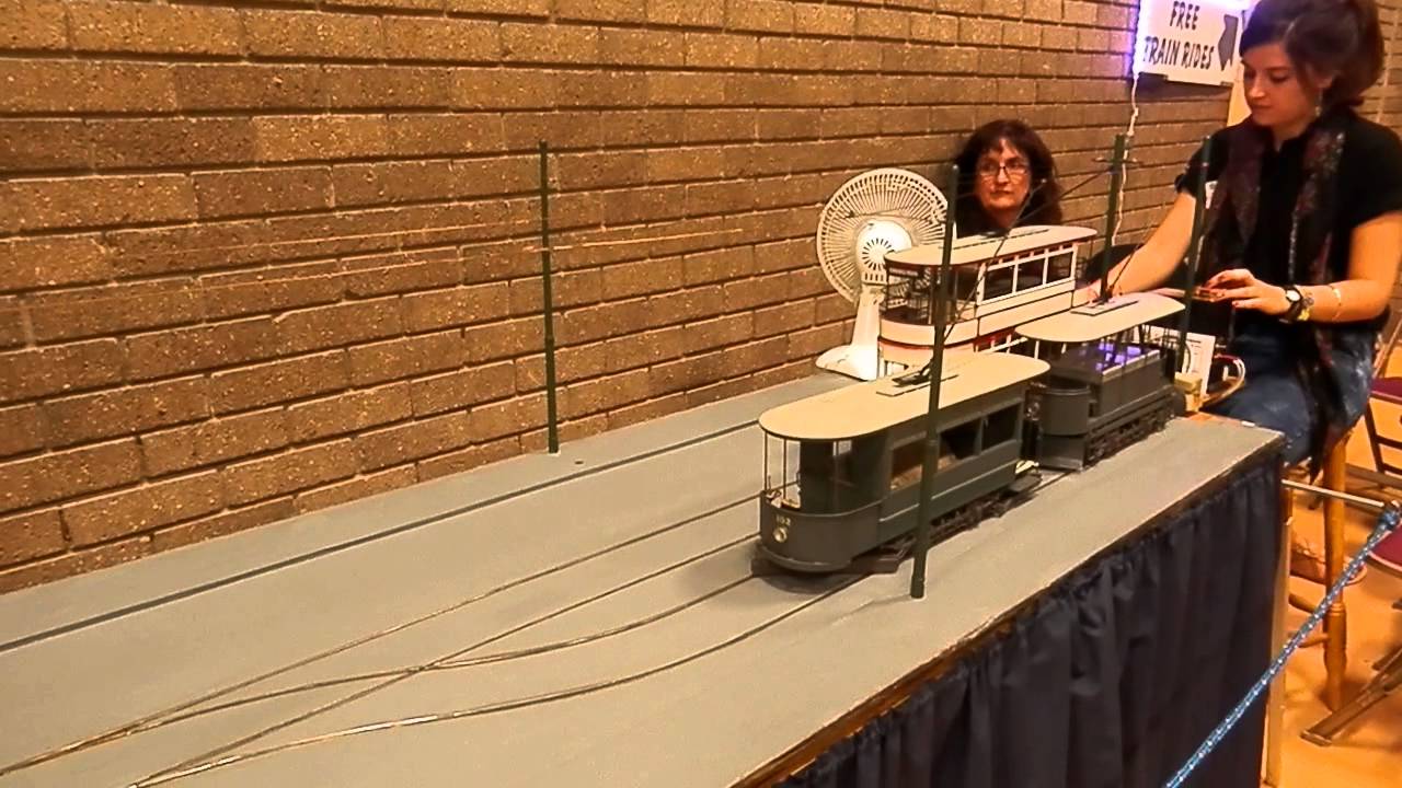 Manchester Trams at Bristol Model Engineering Exhibition 2014 - YouTube