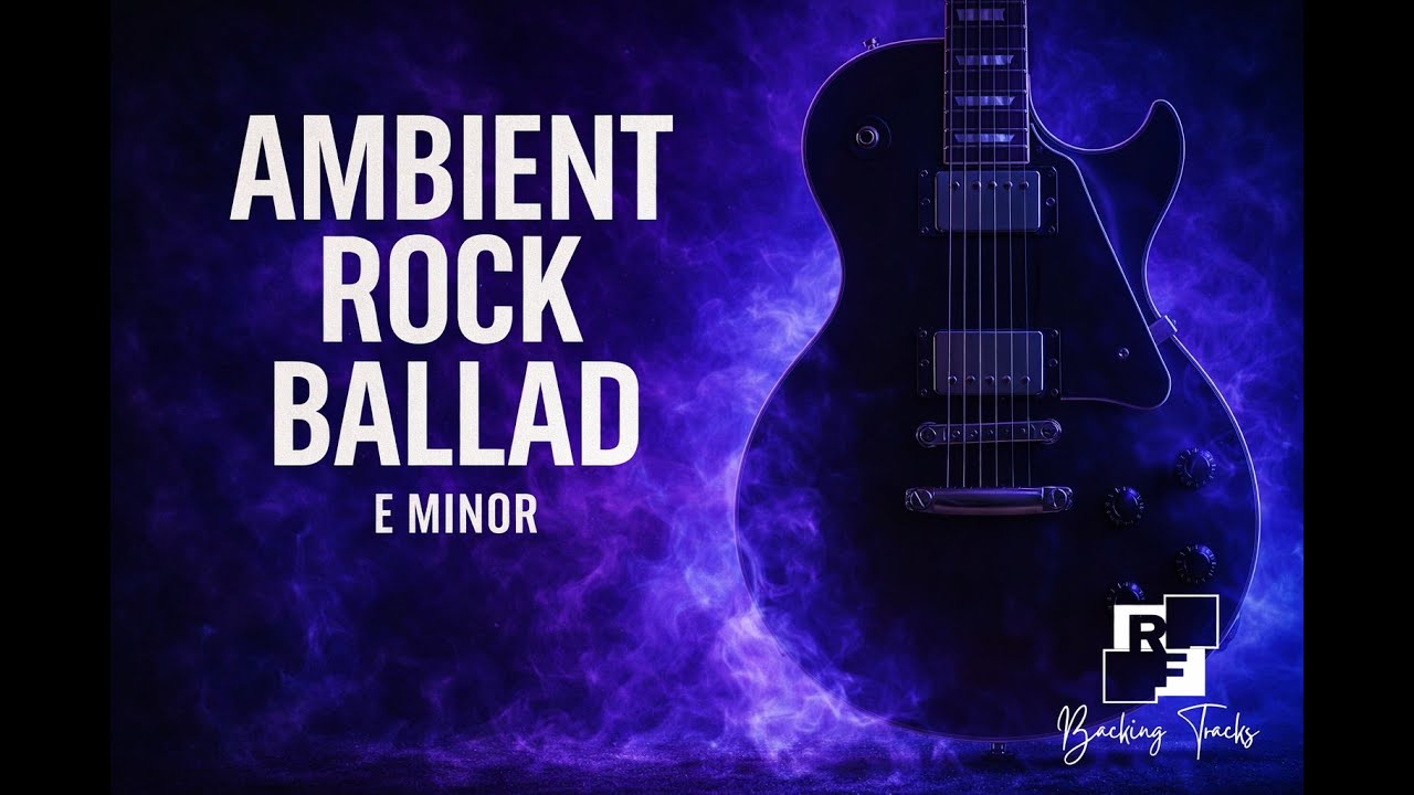 Ambient Rock Ballad Backing Track in Em - 75 BPM | Guitar Jam Track ...