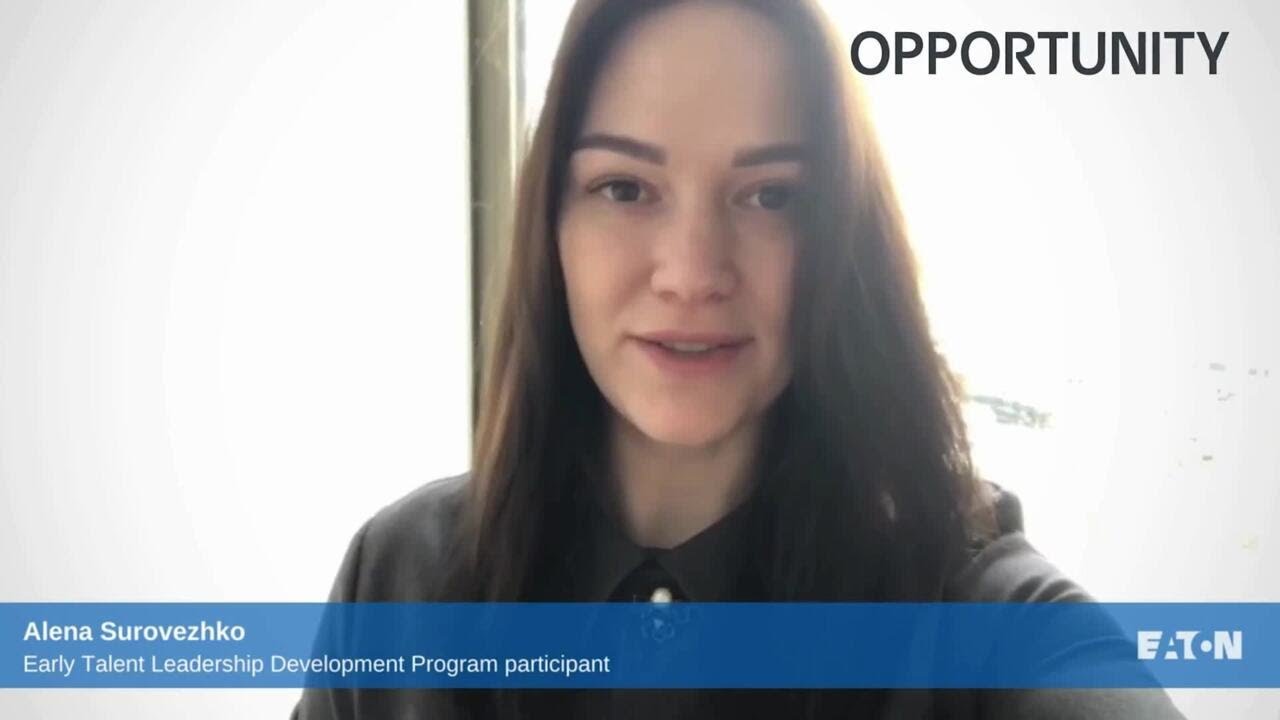 Eaton's Early Talent Leadership Development Program in One Word - YouTube