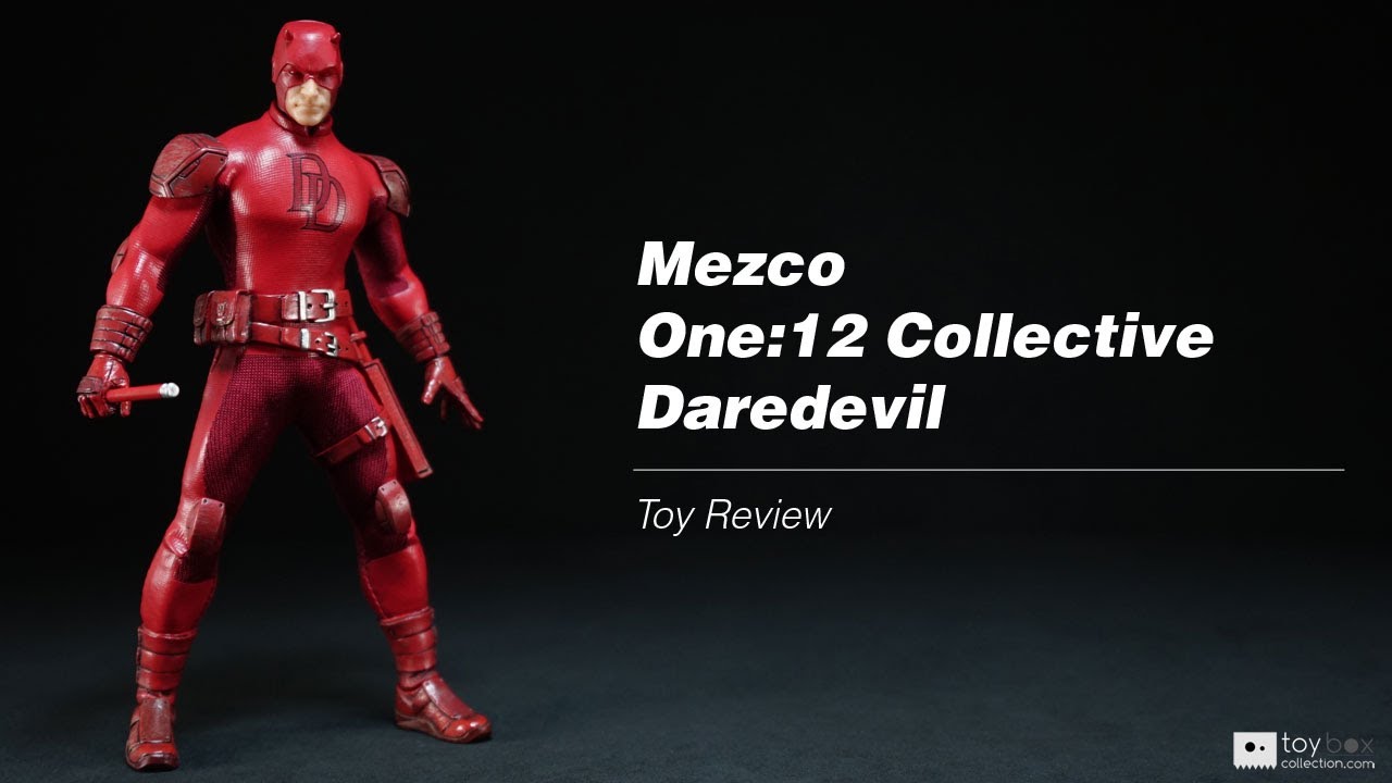 Mezco One:12 Collective Daredevil action figure toy review - YouTube