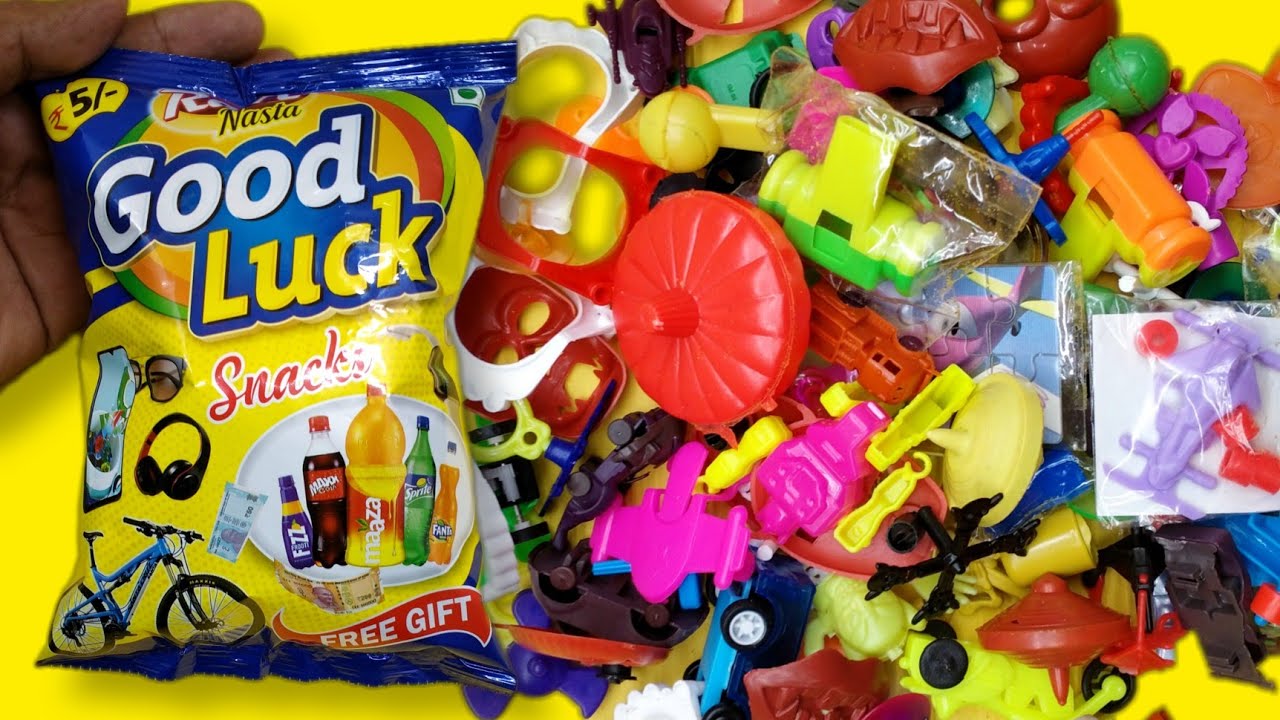 Good Luck 😍 Snacks with free gifts inside unboxing - YouTube