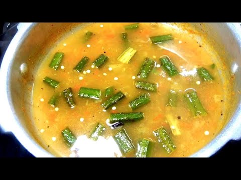 செட்டிநாடு ஸ்டைல் வெண்டைக்காய் சூப் /Ladies finger soup/Okra soup Tamil ...