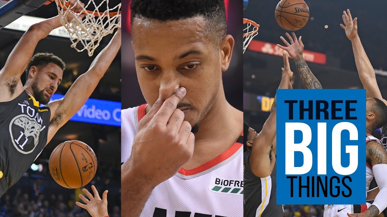 Three Big Things: Warriors defense secures win against Trailblazers ...