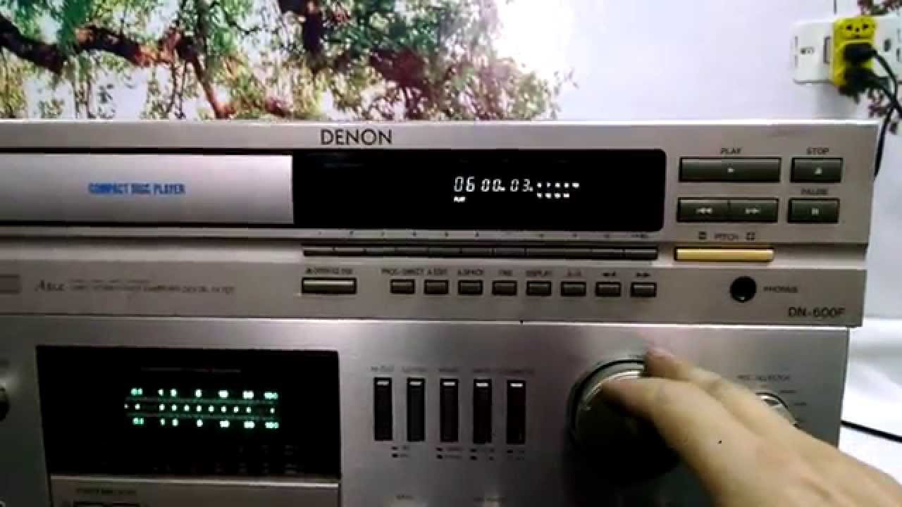 CD DENON DN-600F/ TOCA CD - YouTube