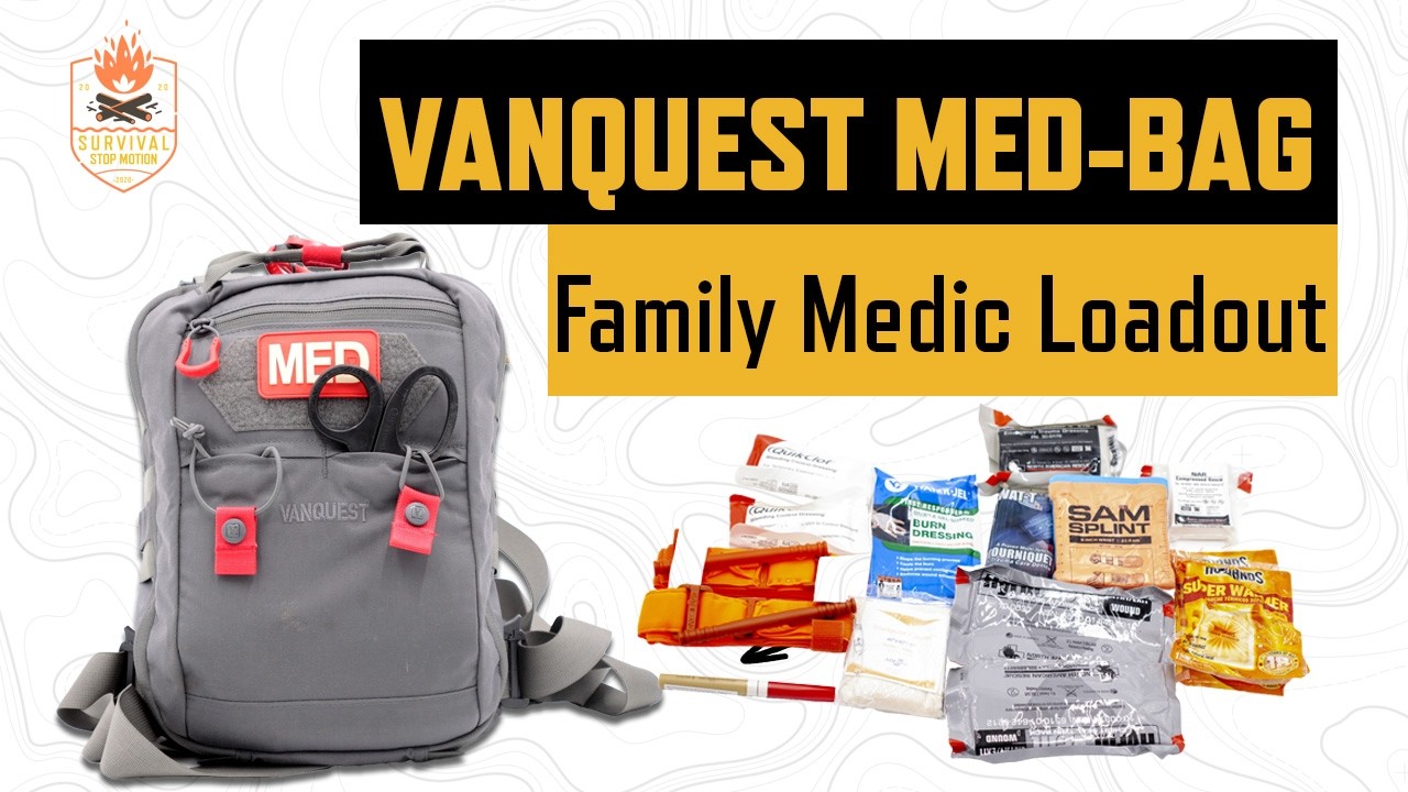 How to Loadout a Family Medical Bag | Vanquest FATPack-Pro Med Bag ...