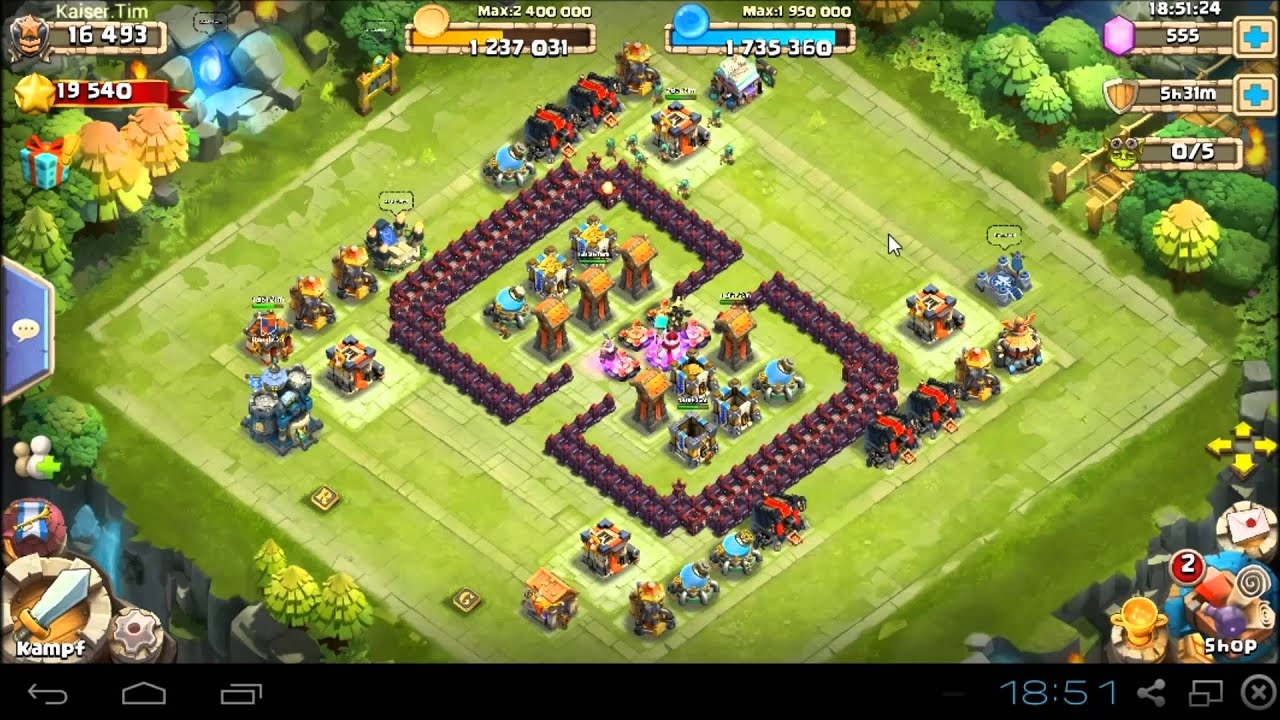 Castle Clash [HD+] Tipps und Tricks zu euren Dörfern Schloss Konflikt ...