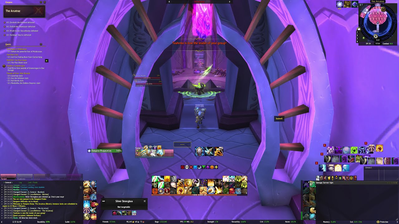 [4K60FPS] - WoW, Tyrael - The Arcatraz - Like Alcatraz, but less humans ...