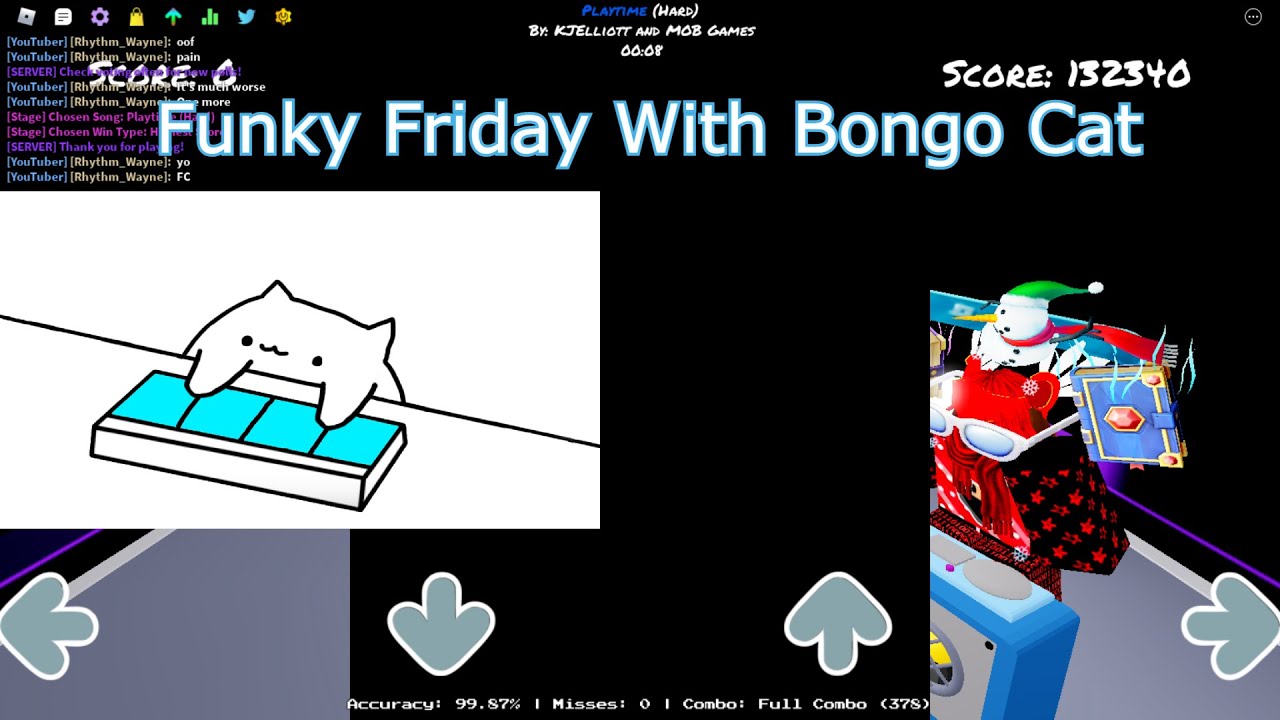 Playing Funky Friday With Bongo Cat. - YouTube