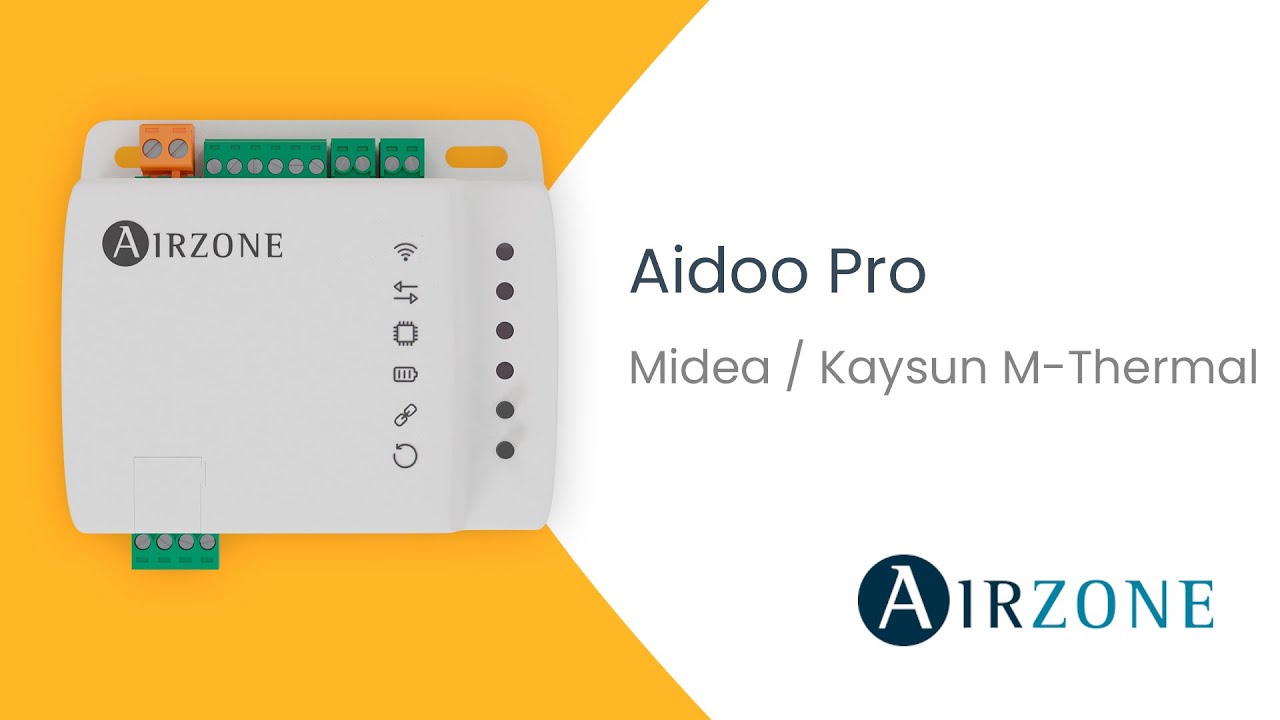 Installation - Aidoo Contrôle Pro Midea / Kaysun M-Thermal - MD3 - YouTube