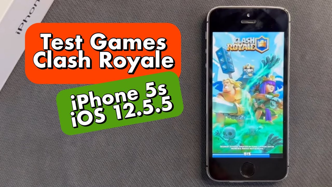 Clash Royale | iPhone 5s | iOS 12.5.7 - YouTube