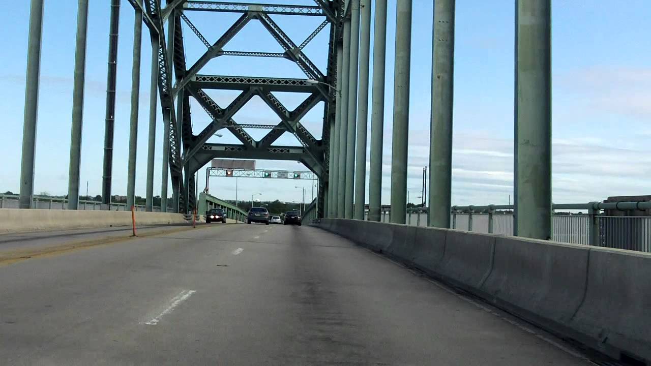 Tacony-Palmyra Bridge westbound - YouTube