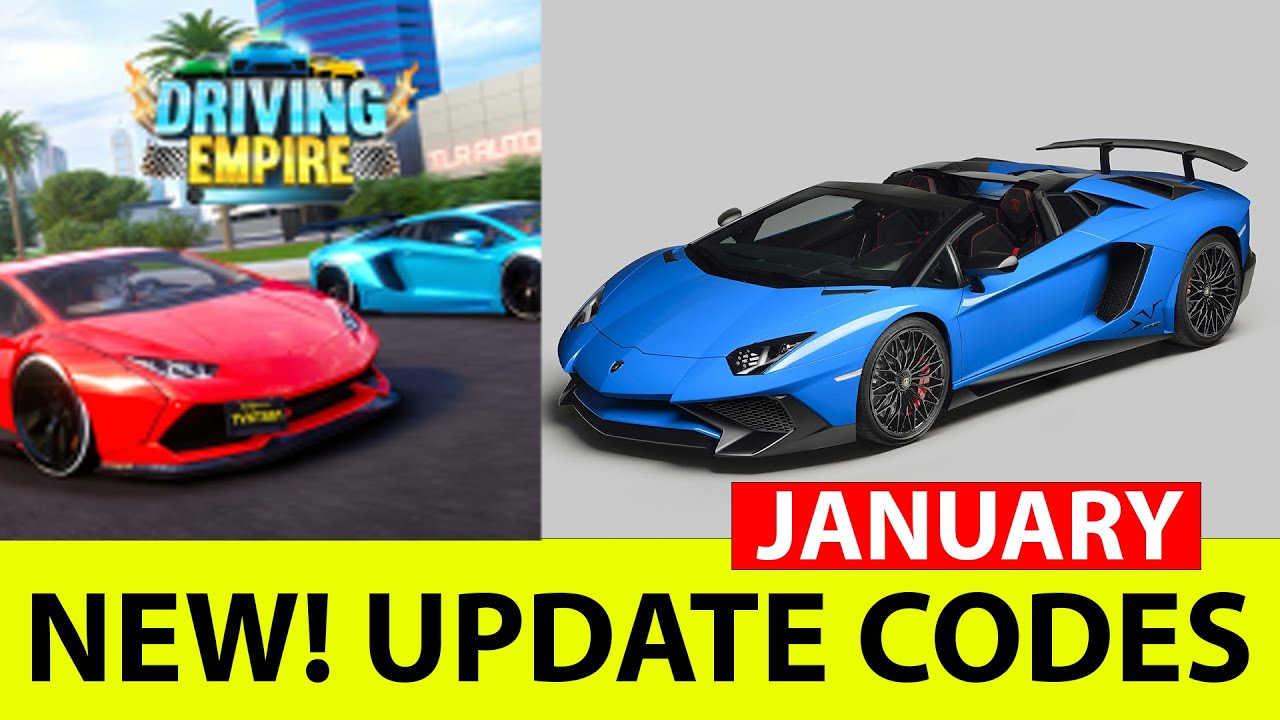 Driving Empire (JANUARY) CODES *UPDATE!* ALL NEW ROBLOX Driving Empire ...