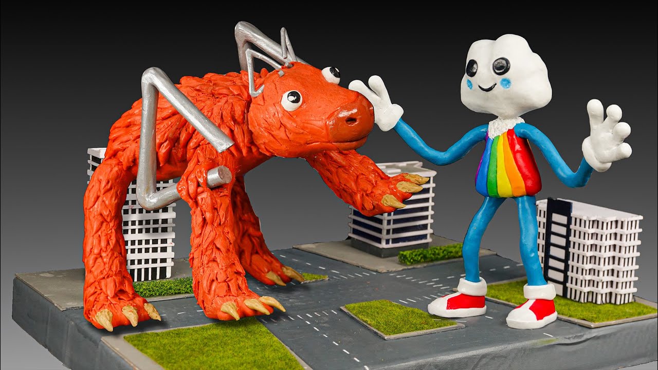 Making CLOUDBOY vs SLOTHANGLE DINO TOY - Poppy Playtime Chapter 4 with ...