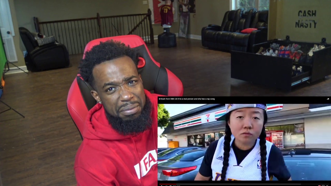 NO WAY! THE GIRL FROM THE NBA 2K CUT SCENES IS A RAPPER! - YouTube