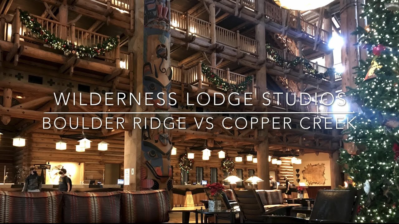 Wilderness Lodge DVC Studios: Boulder Ridge vs. Copper Creek - YouTube