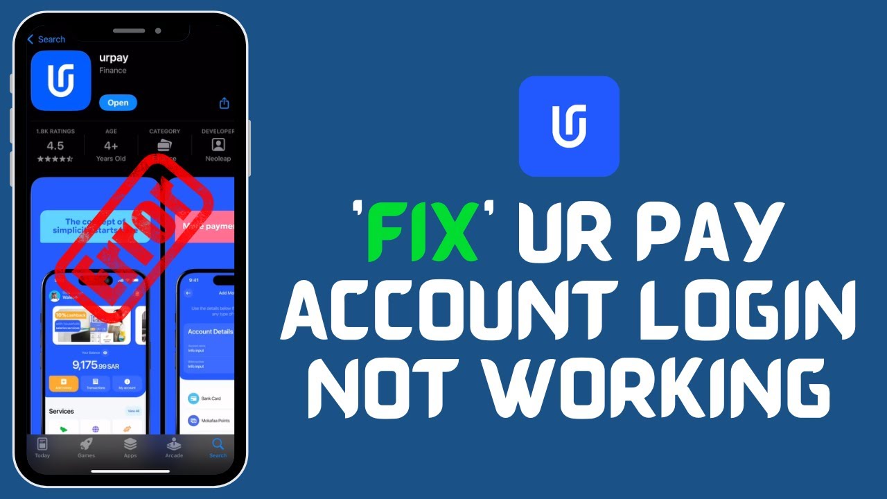 How to Fix Ur pay Account Login Not Working 2024? - YouTube