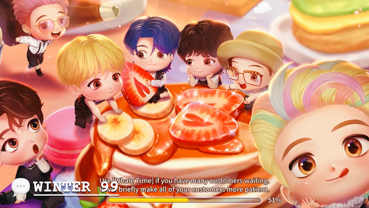 THEY ARE SOOO CUTE !!! 🎮 BTS COOKING ON: TINYTAN RESTAURANT Gameplay ⭐️ ...