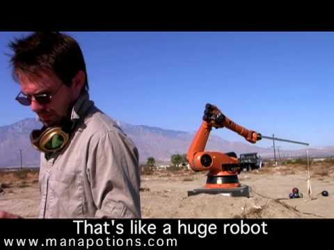 RoboPult .... fireball-throwing robotic catapult - YouTube