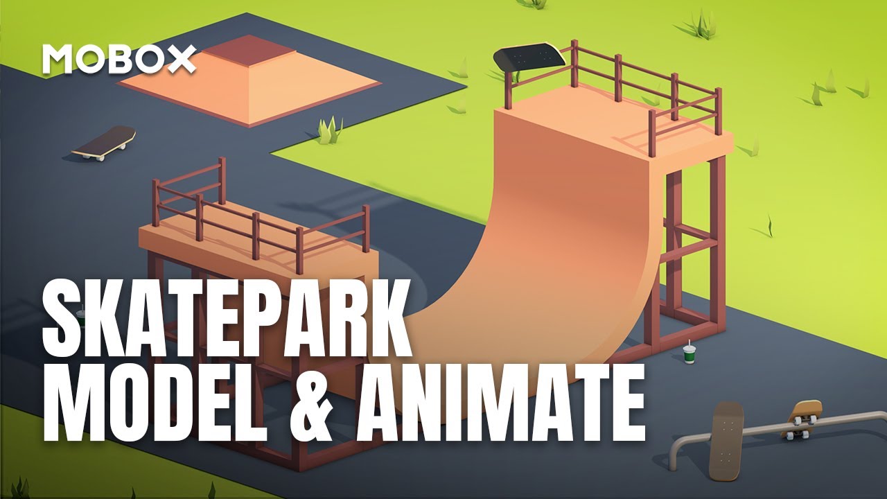 Skatepark Modeling & Animation - Cinema 4D Tutorial - YouTube