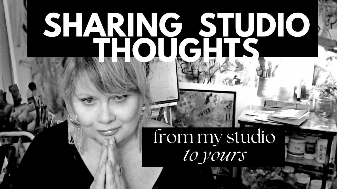 How I Create a Grid Painting? / Framing a Canvas Panel / FUN in the Studio this week. - YouTube