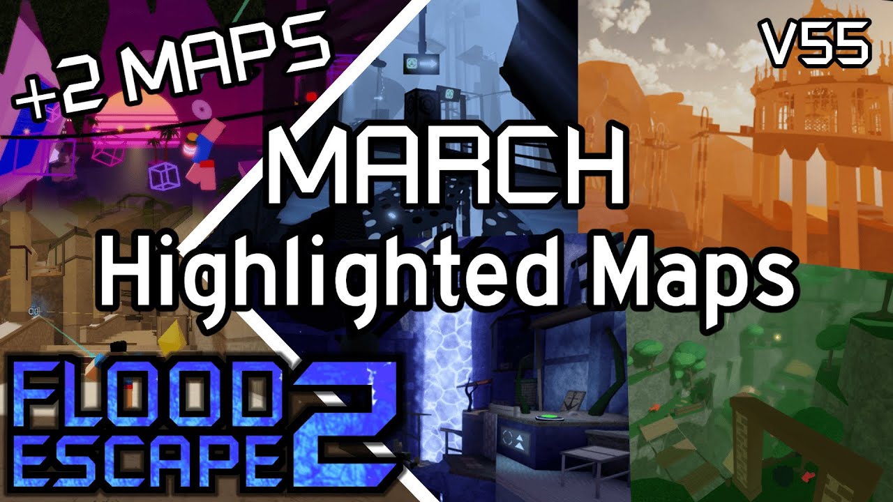 +6 NEW MAPS! Flood Escape 2 V55 Update - YouTube