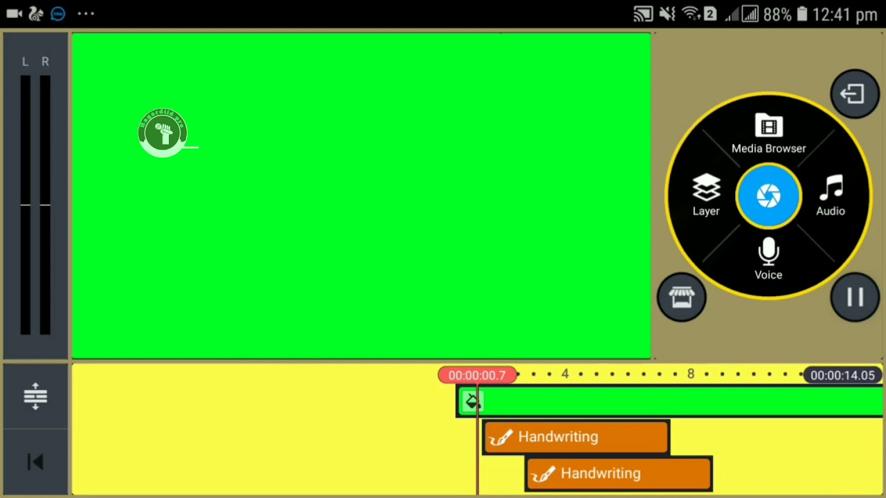 HOW TO MAKE GREEN SCREEN LOGO - YouTube