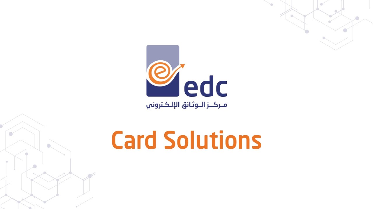 EDC Card Solutions - YouTube