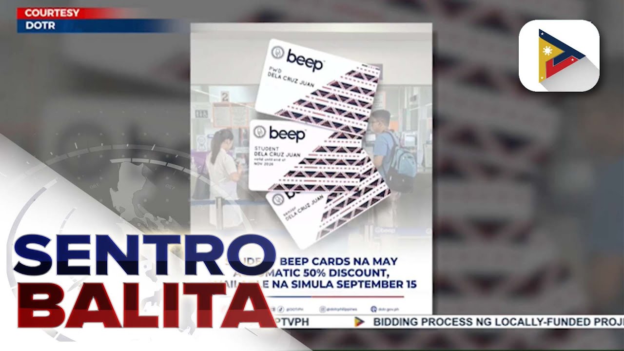 Personalized student Beep card, magiging available na sa Sept. 15 ayon ...