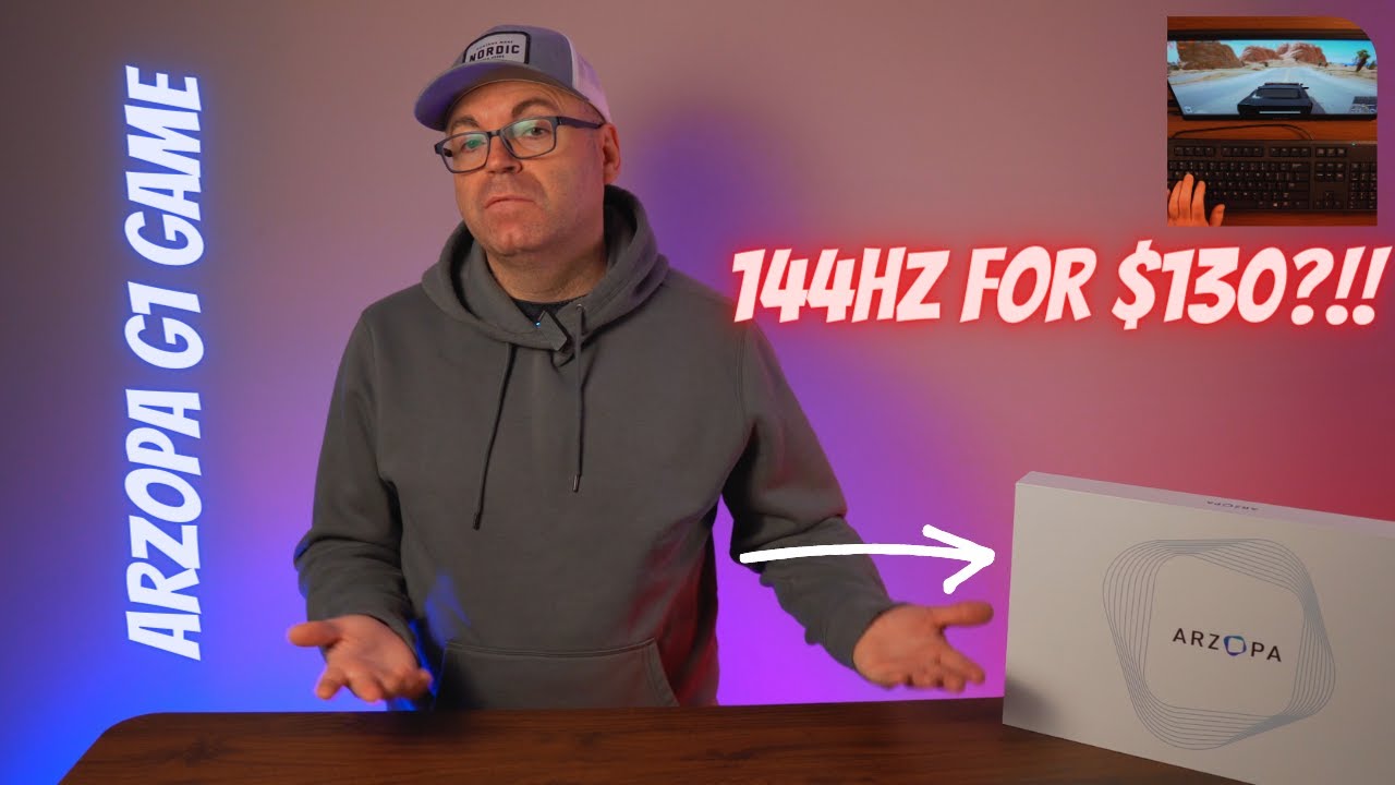 Azorpa G1 Gaming - Portable Gaming At 144Hz - On A Budget!!! - YouTube