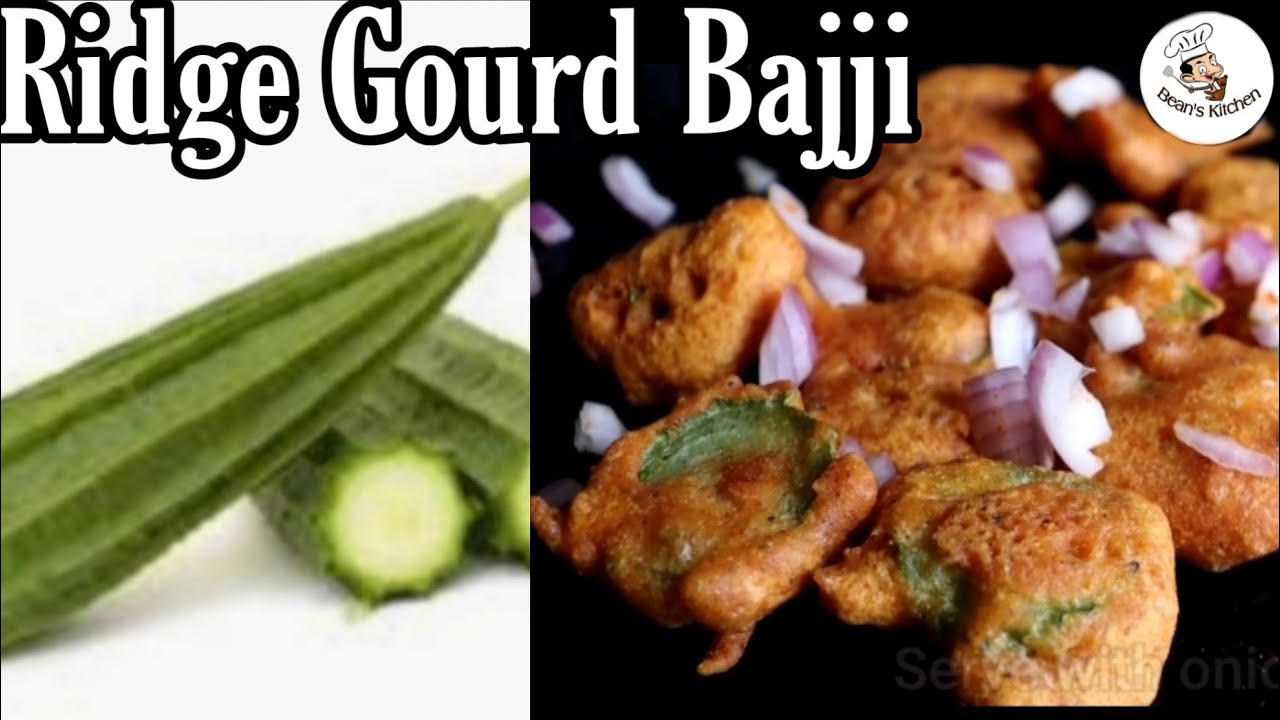 Ridge gourd bajji | Beerakaya bajji recipe | Heerekai bajji recipe ...