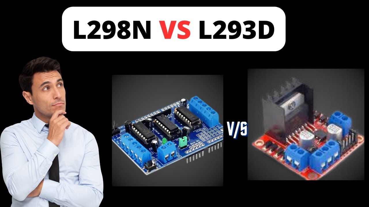 How to use l298n and l293d Motor driver | difference between l298n and ...