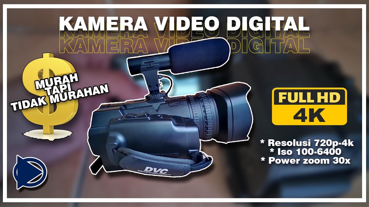 REVIEW KAMERA VIDEO DIGITAL MURAH SUDAH SUPORT 4K - YouTube