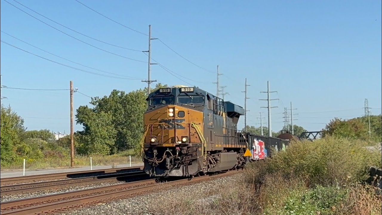 Spending a few hours on the CSX line - YouTube