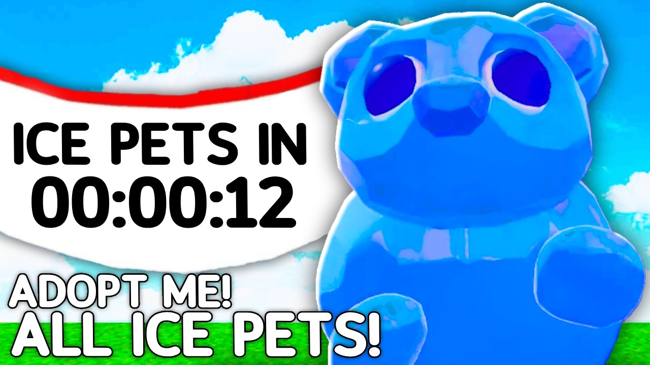 All Adopt Me Ice Dimension Pets! - YouTube