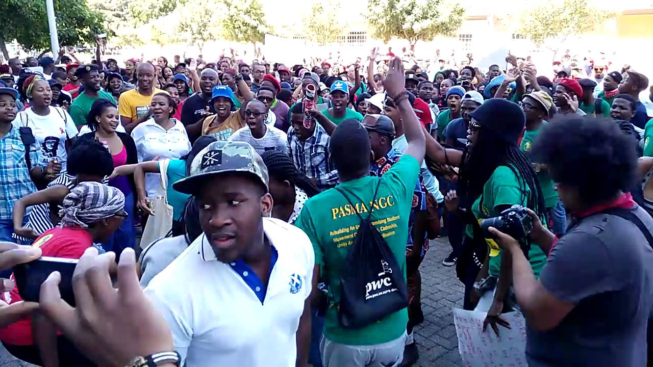 South Africa - UWC Fees Must Fall 2015 - YouTube