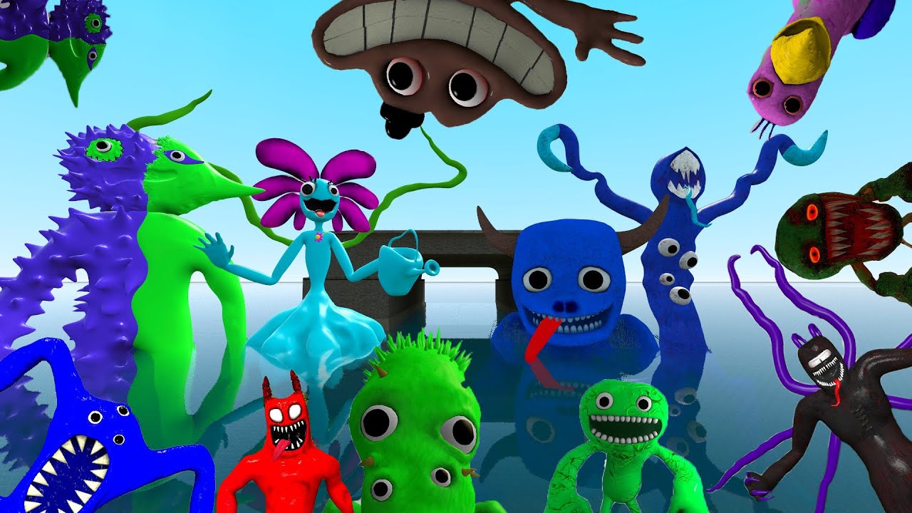 🌊WHAT IF FLATGRASS FROM GARRY'S MOD WAS FLOODED BY GARTEN OF BAN BAN 6 ...