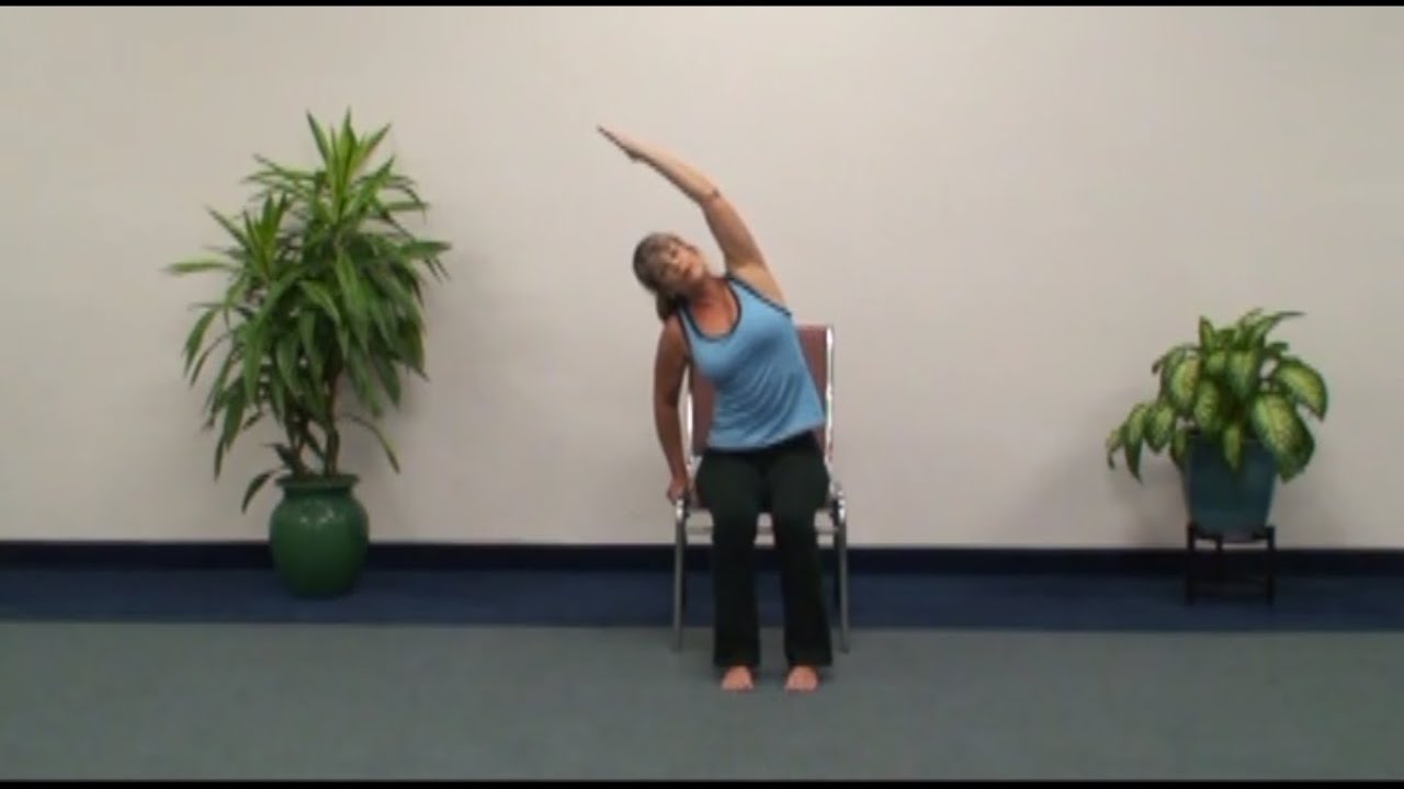 Gentle Chair Yoga: Seated Exercises - YouTube
