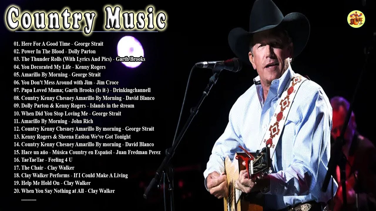 Best Classic Country Songs Ever 2023 | Here For A Good Time - George ...