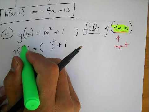 Pre Calc Functions Evaluating Advanced - YouTube