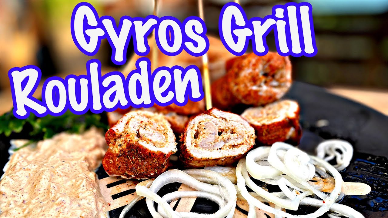 Gyros Grill Rouladen / Party Röllchen | The BBQ BEAR - YouTube
